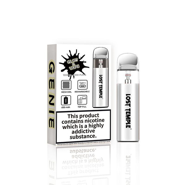 Lost Temple Glow And Vape Refillable Pod System Kit Vapour Vape
