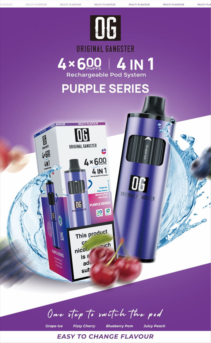 OG Original Gangster 2400 Box of 5 – Vapour Vape