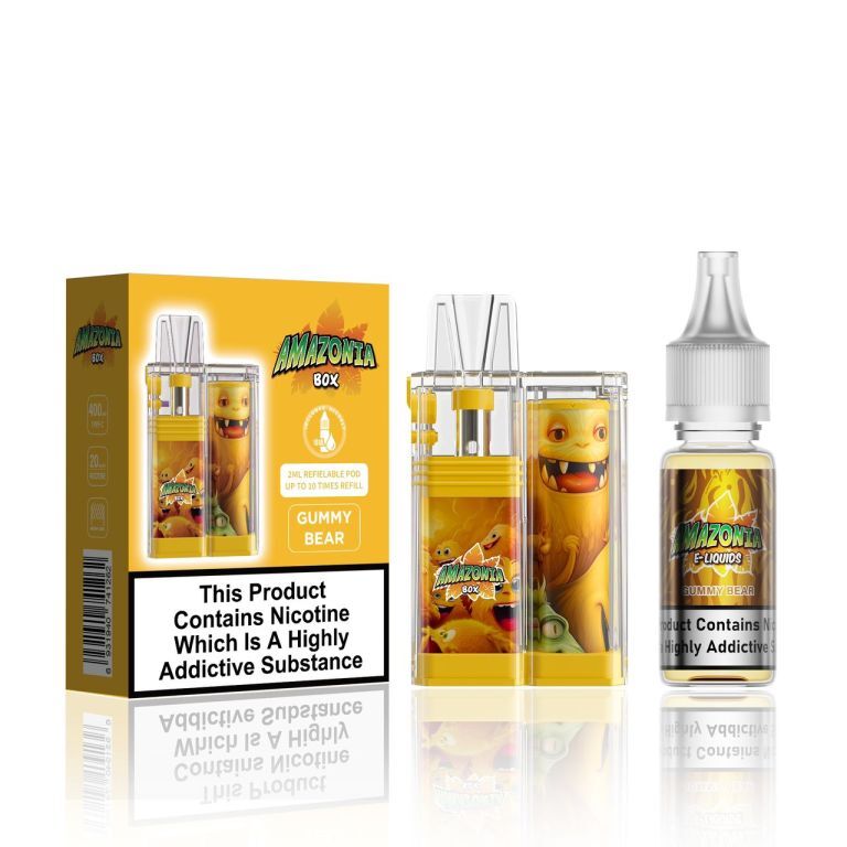 Amazonia Box 16k Puffs Refillable Vape Kit Device – Vapour Vape