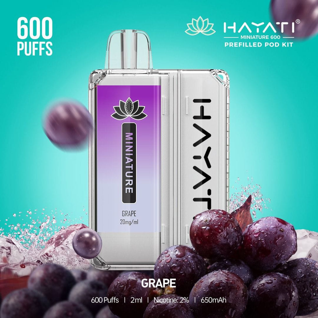 Hayati Miniature 600 Prefilled Pod Kit – Vapour Vape