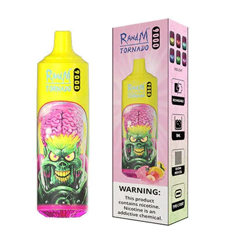 R And M Tornado 9000 Disposable Vape Pod Puff Bar Vapour Vape