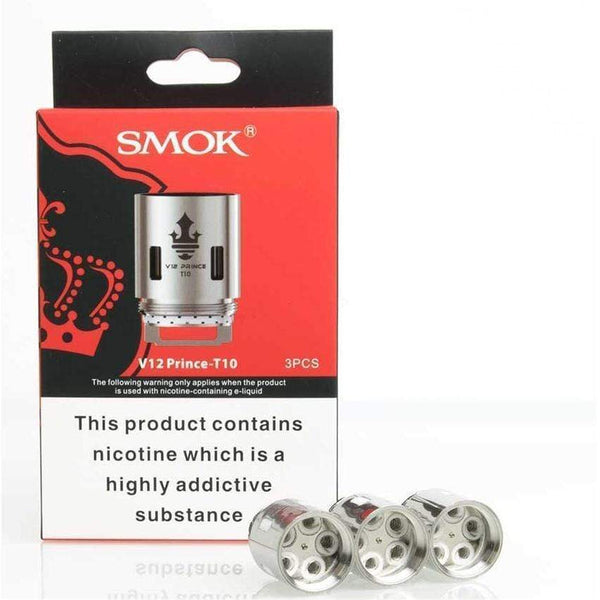 Smok - V12 Prince - T10 - 0.12 ohm - Coils – Vapour Vape