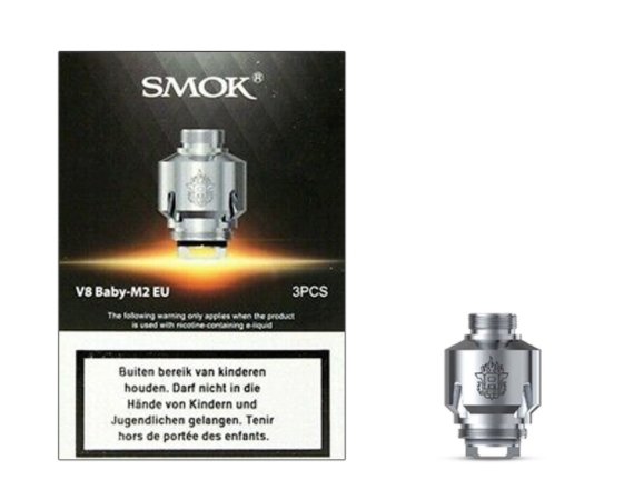 SMOK V8 Baby-M2 EU Replacement Coil 0.25 ohm 3pcs – Vapour Vape