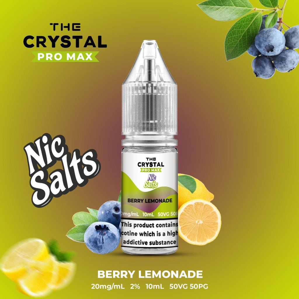 The Crystal Pro Max Vape Nic Salts 10ml E-Liquids – Vapour Vape
